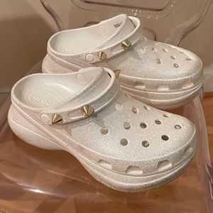 CROCS | Shoes | Crocs Glitter Spiked Bae Clog | Poshmark